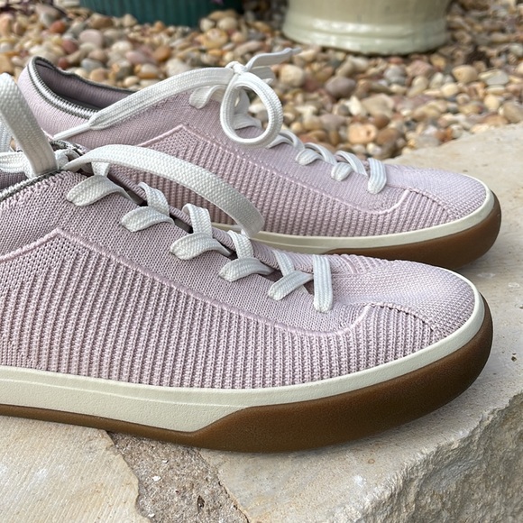 Rothy's | Shoes | Limited Time Offer The Lace Up Light Pink Woven Knit ...